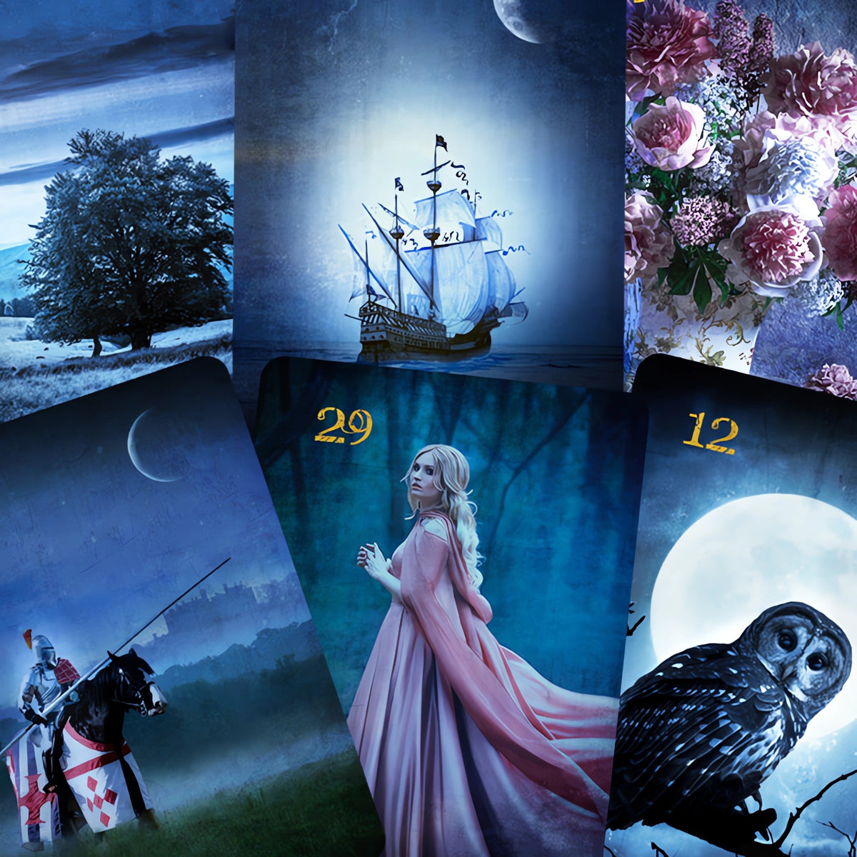 Kingdom's Night Lenormand card deck – Kathleen Bergmann