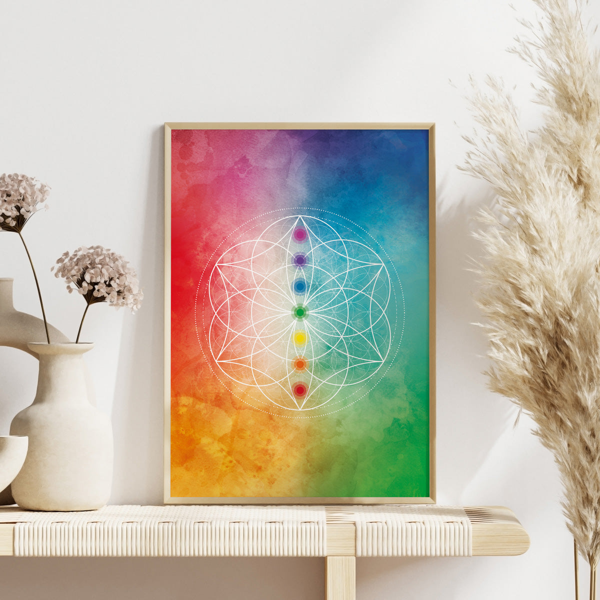 Chakra symbol poster – Kathleen Bergmann